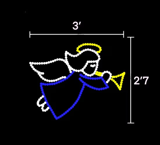 Little Angel - Hanging - LED Lights - Animated