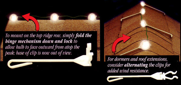 Ridge Row Clips - 100 Pack